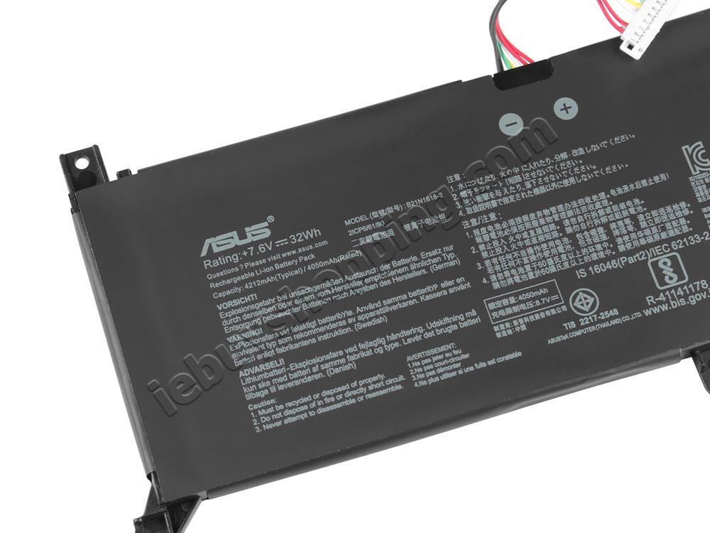 Original Battery Asus VivoBook 15 X515EA-EJ916T 4805mAh 37Wh