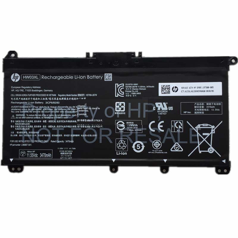 Original Battery HP 17.3 inch 17-c0000 3440mAh 41.04Wh