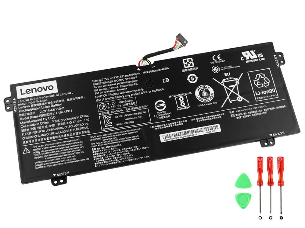 Original Lenovo Yoga 720-13IKB 80X6 Battery 48Wh 6268mAh